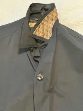 Hugo Boss | Jackets & Coats | Hugo Boss Mens Black Trench Coat Classic ...